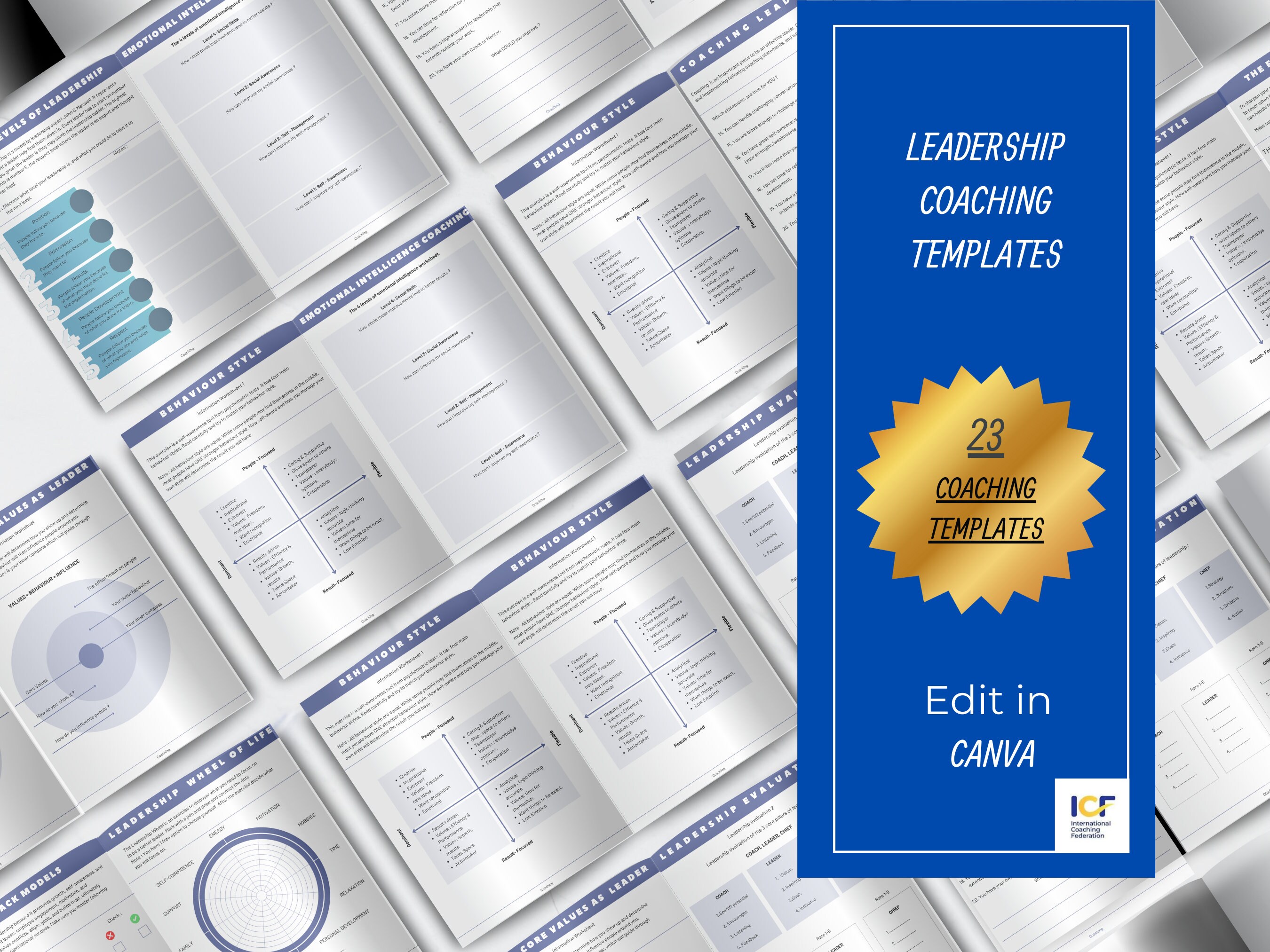 Life Coaching Canva Template, Coaching Tools Worksheet, Ebook Coaching ...