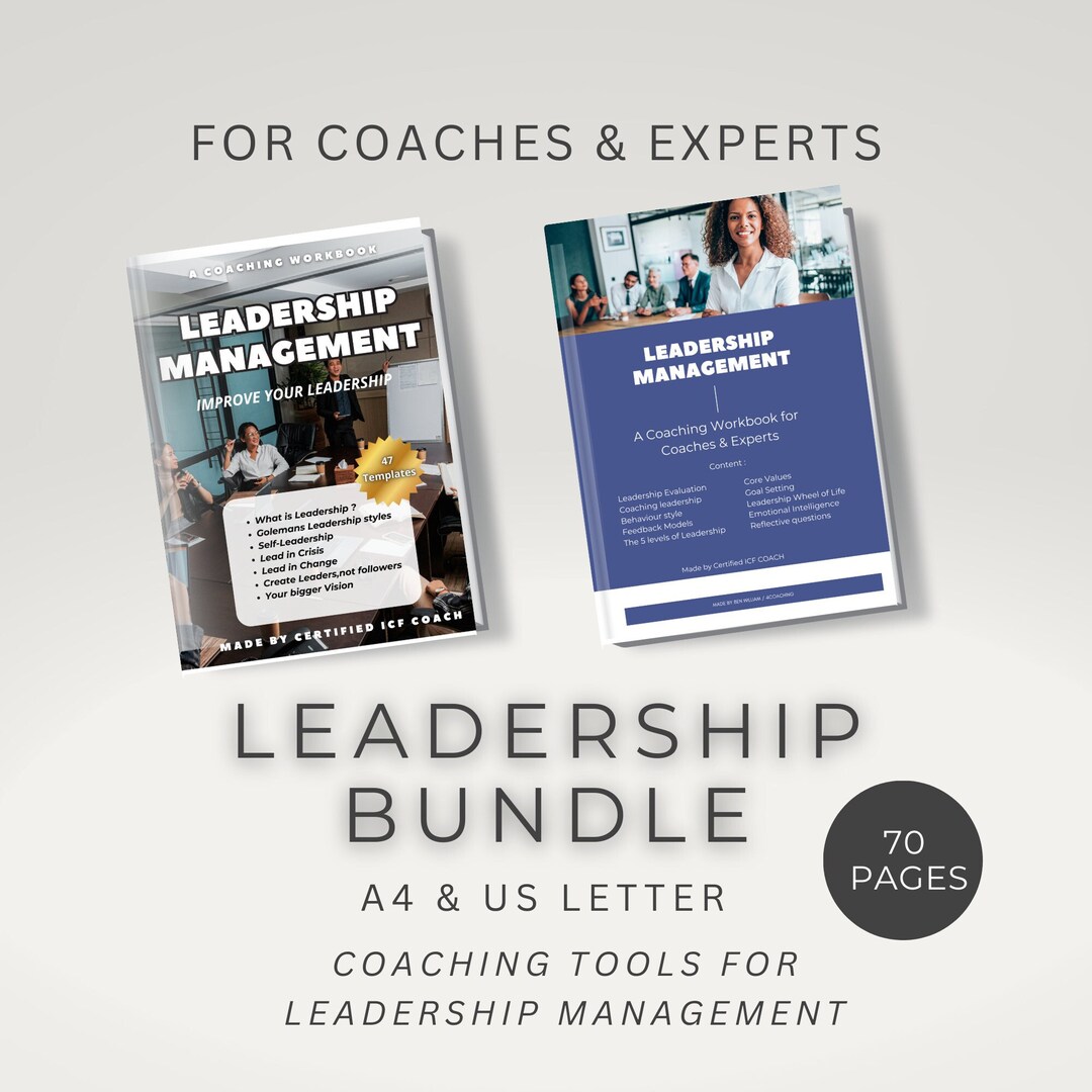 Leadership Coaching Template Kit, Coaching Leaders Worksheet ...