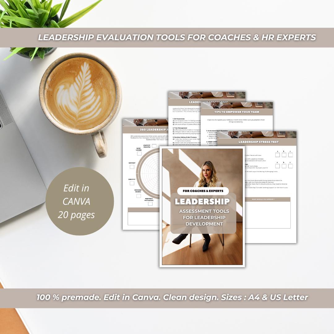 Leadership Assessment Coaching Toolkit, Leadership Evaluation Worksheet ...