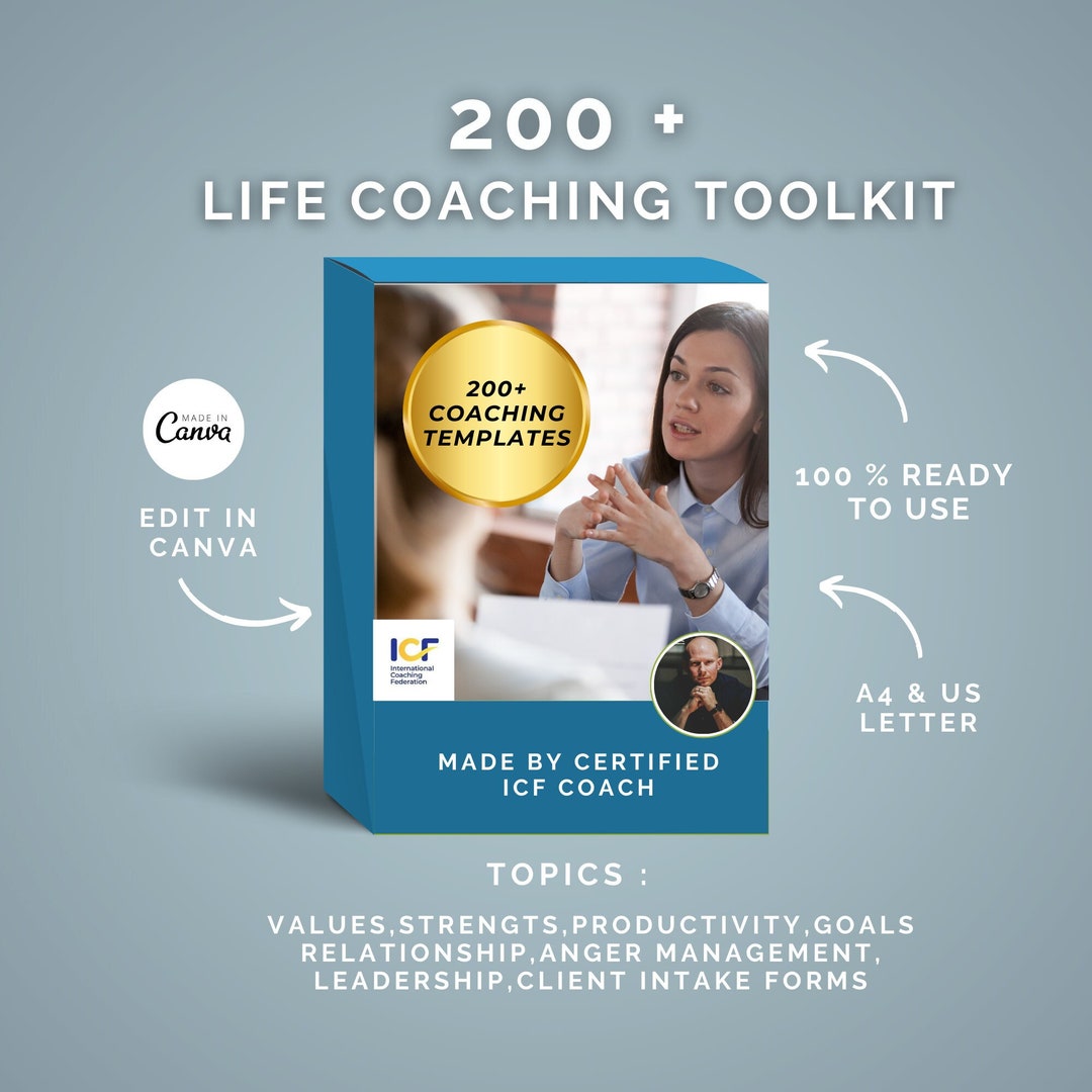 Life Coaching Template, Canva Coaching Bundle, Business Coaching Tools ...