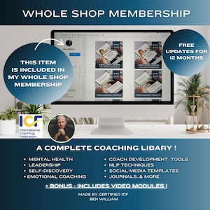 ICF Coaching Competency Checklist Canva Template | Editable Coach Tool ...