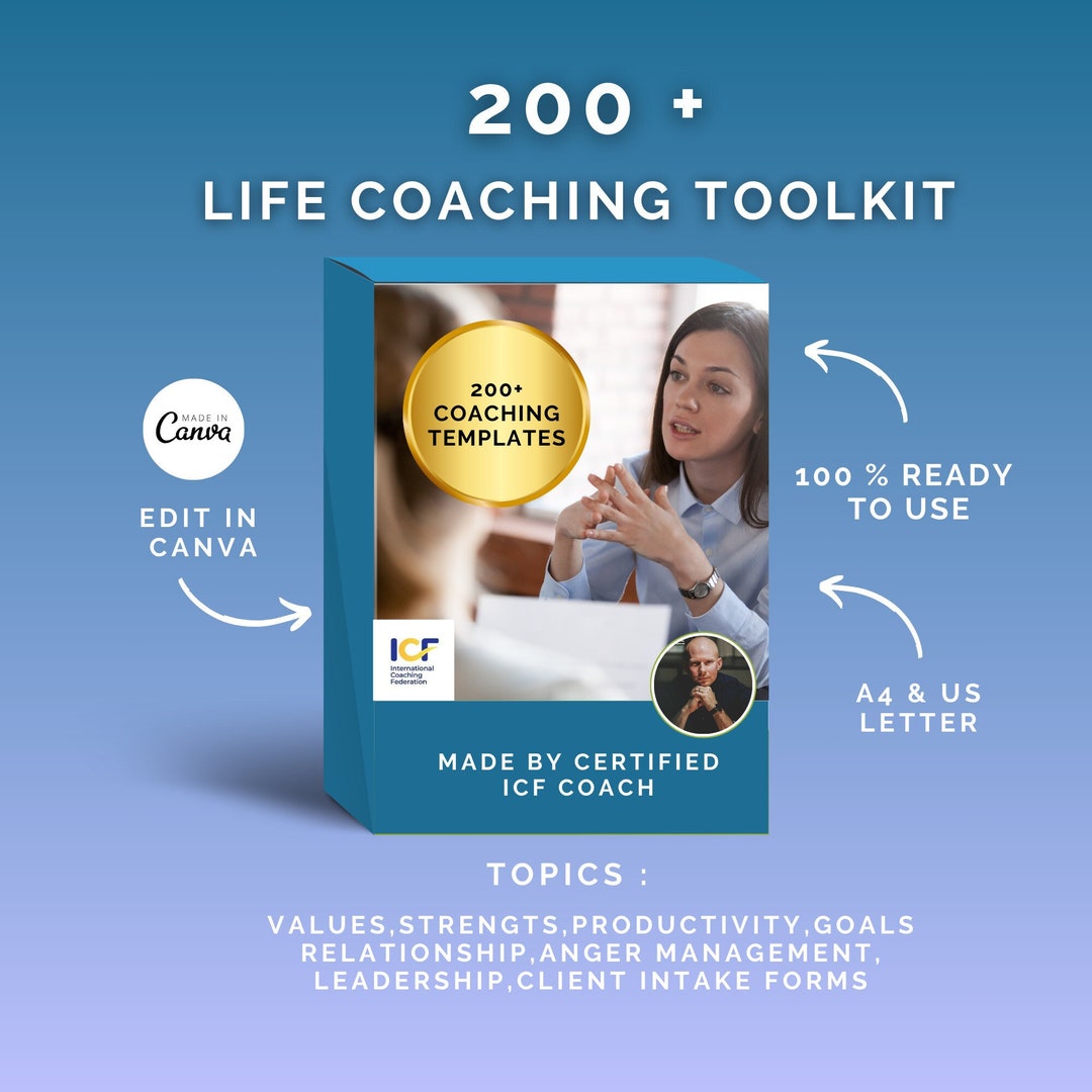 Life Coaching Template, Canva Coaching Bundle, Business Coaching Tools ...