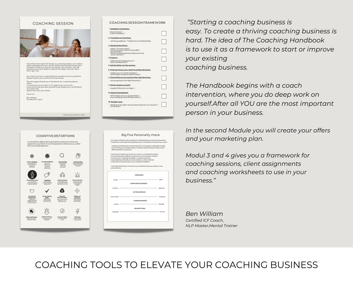 Build Your Coaching Business Workbook, How to Build a Coaching Business ...