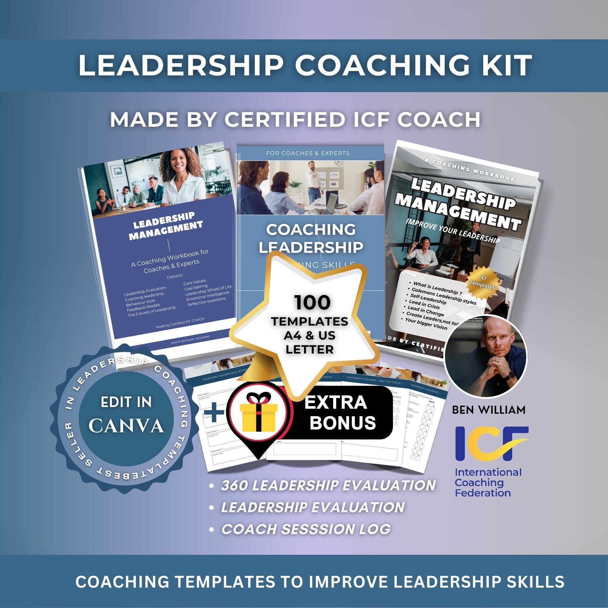 100 Leadership Coaching Template, Leadership Skill Training, Coaching ...