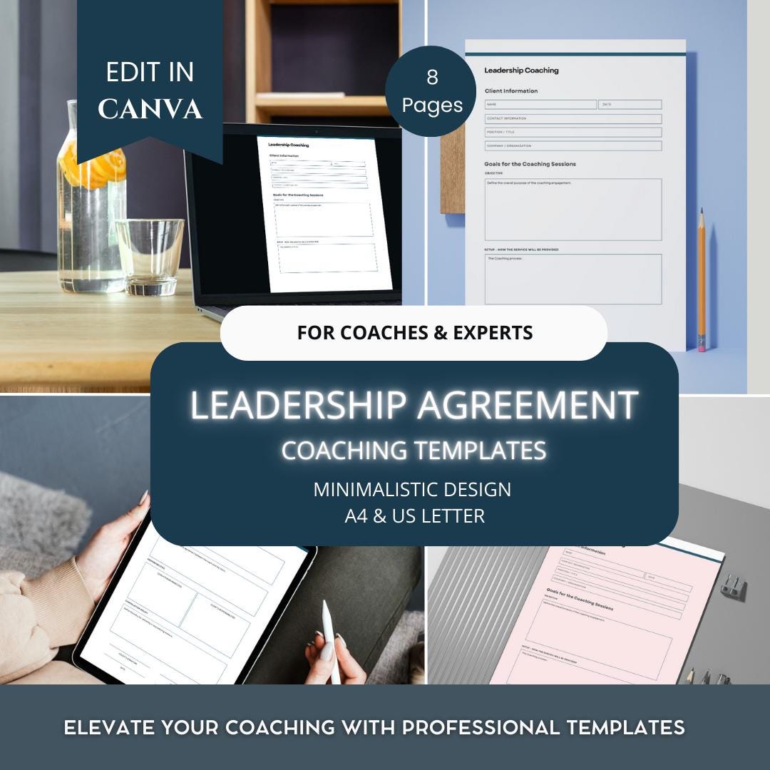 Leadership Coaching Agreement Templates, Leadership Coaching Session ...
