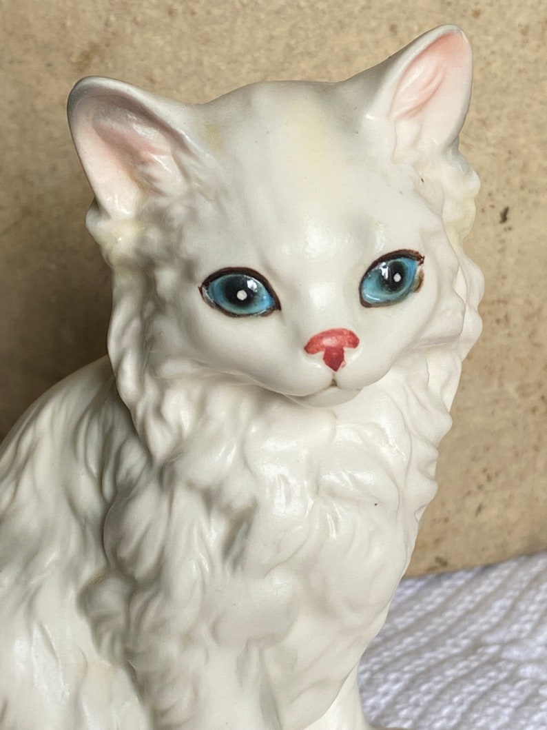Lefton Cat Figurine Japan Porcelain Cat Figurine - Etsy