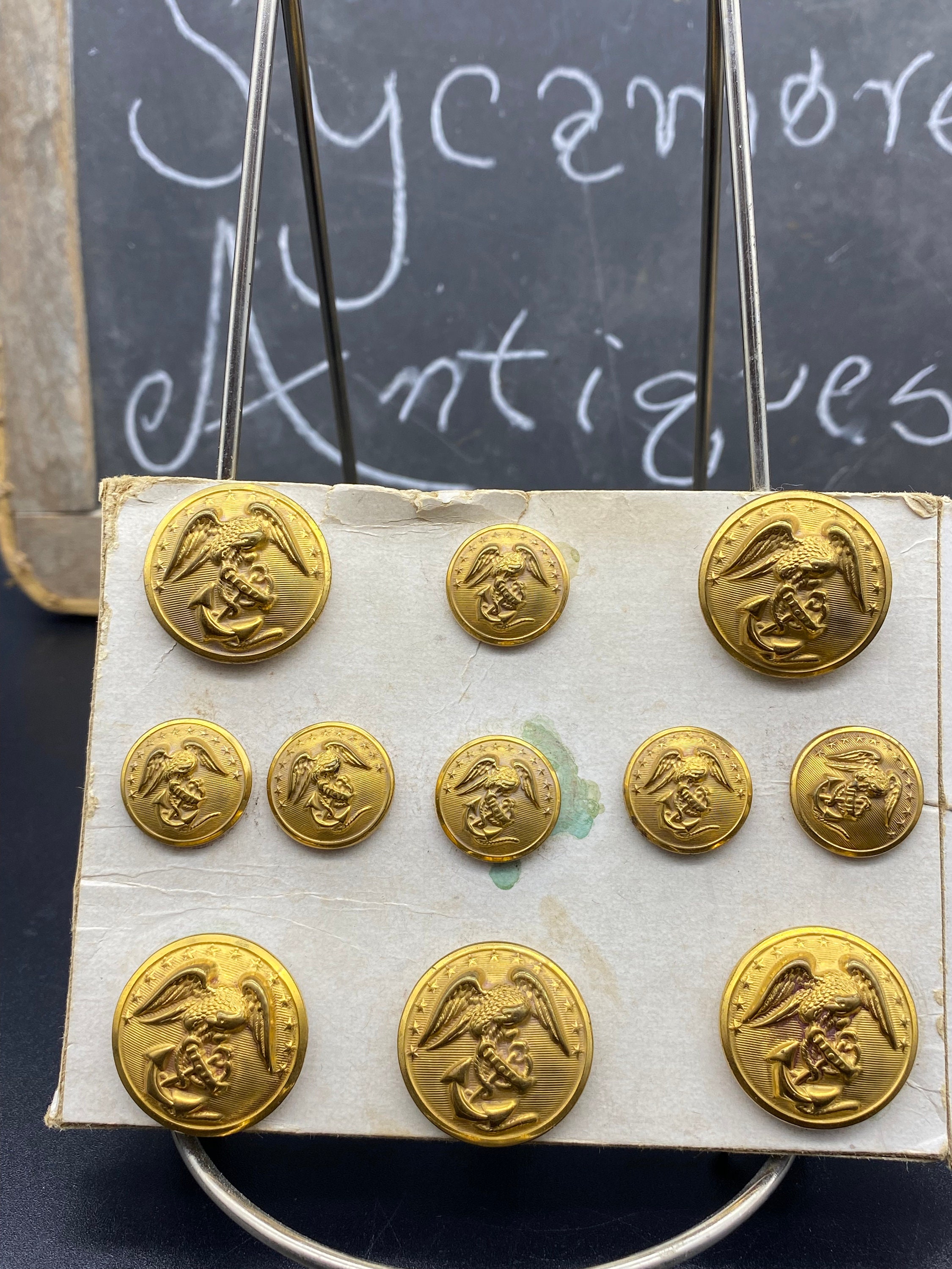 USMC Button Set - Etsy