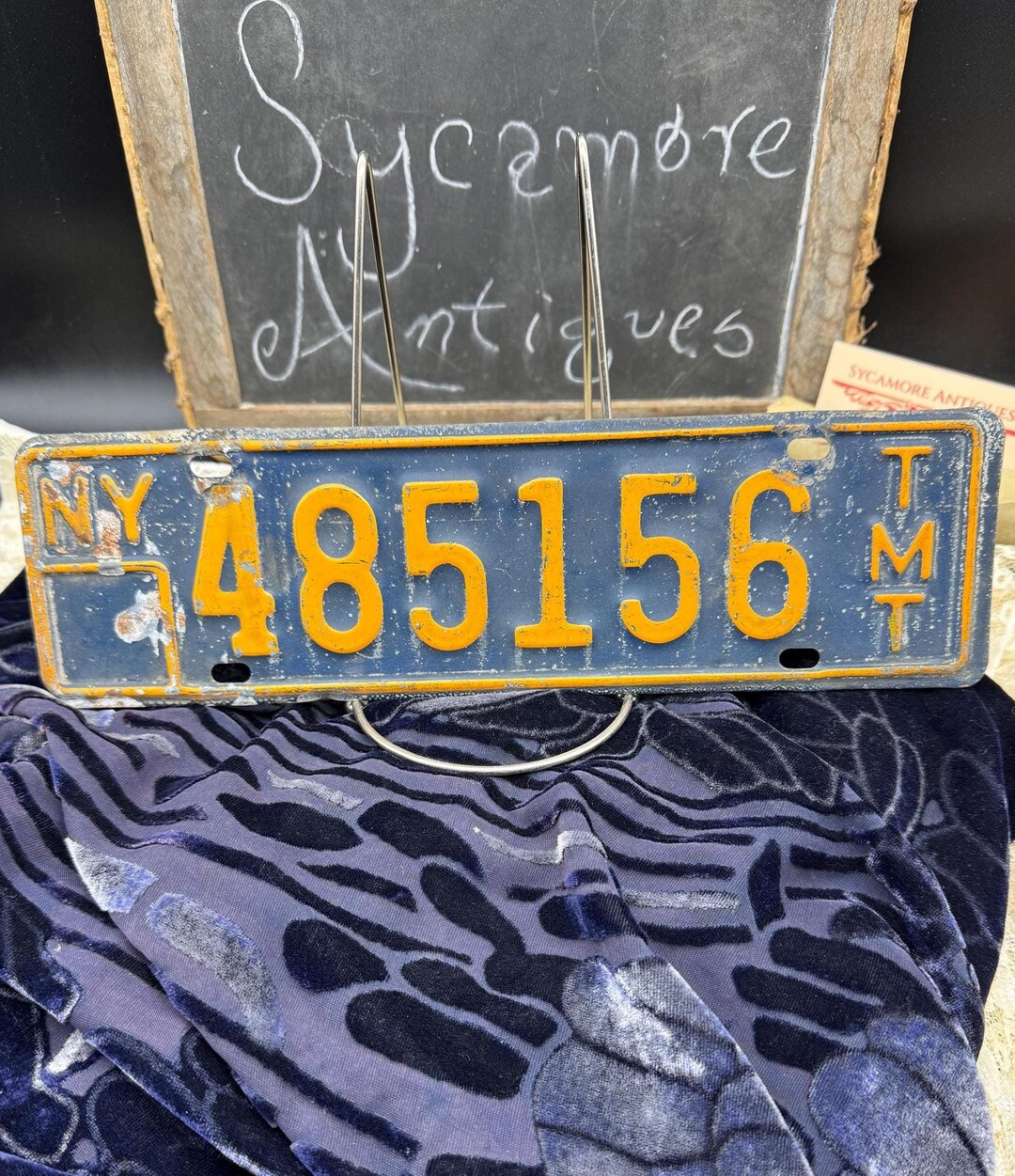 Vintage New York Tax Truck Motor Transport License Plate Tax Tag NY Tax ...