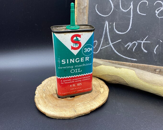 Singer Sewing Machine Oil Can (4 Fl Ozs) - Etsy