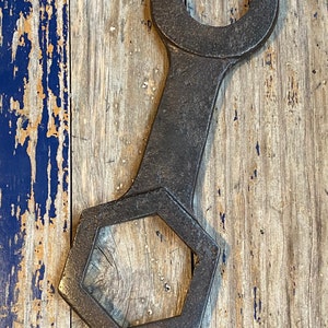 Antique Lakeside Keystone Wrench 1474 Wagon Wheel Wrench Implement ...