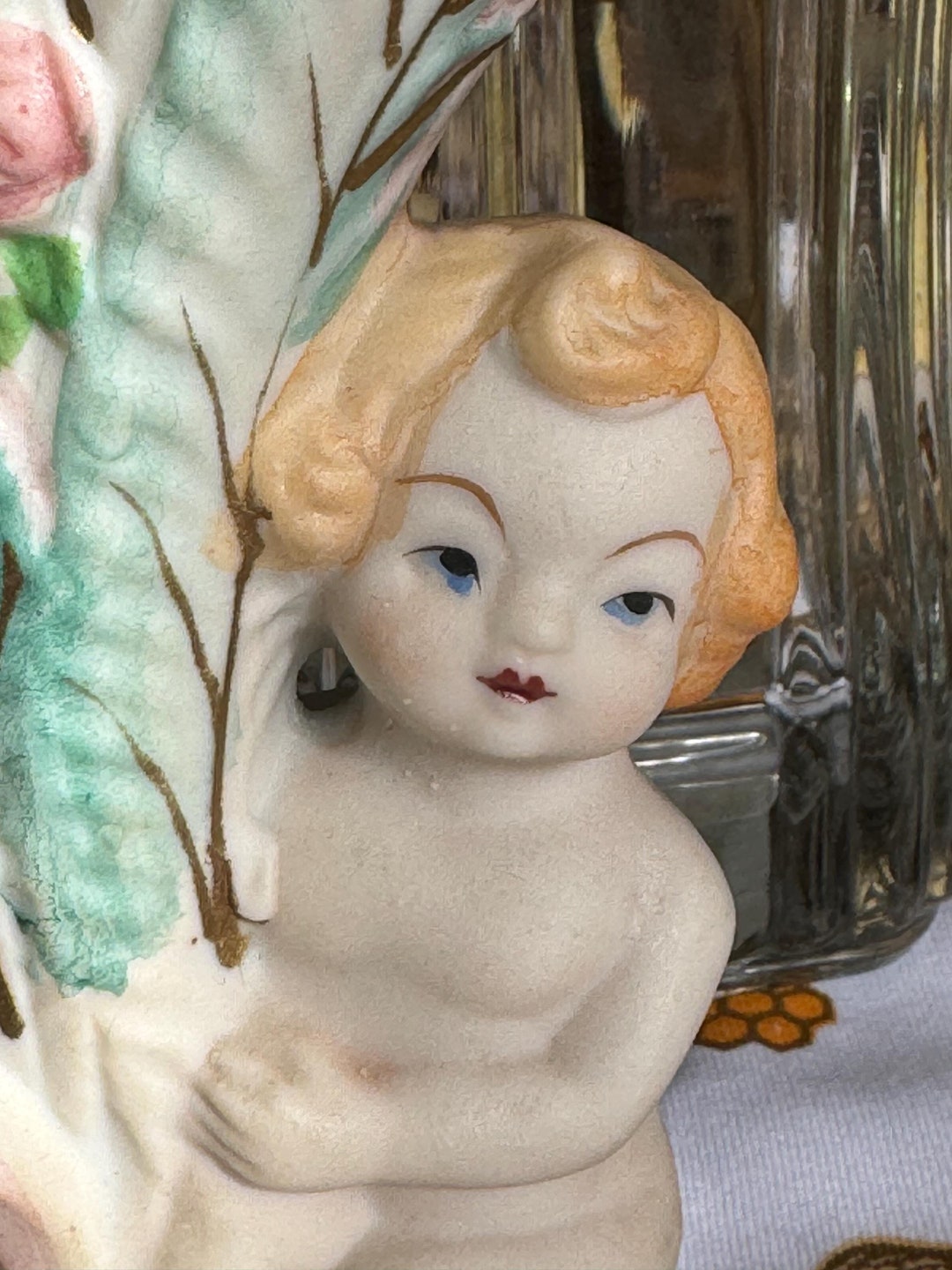 Mid-century Modern Cherub Bud Vase Japan Vintage Japan Porcelain Japan ...