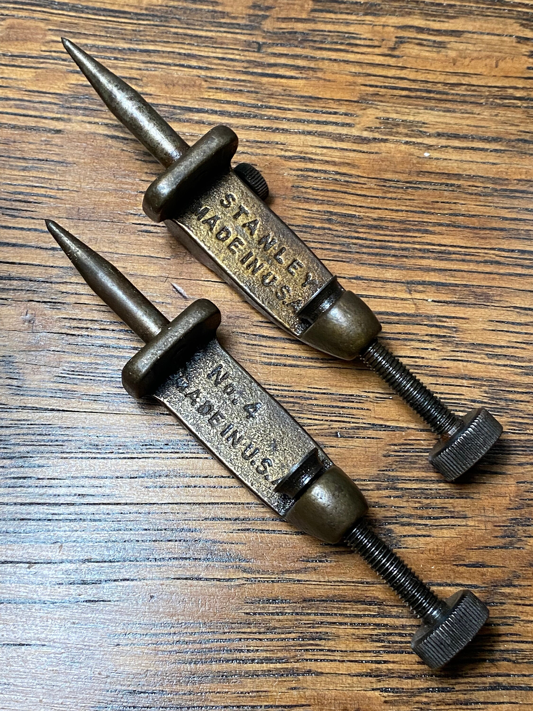Stanley No. 4 Brass Trammel Points - Etsy