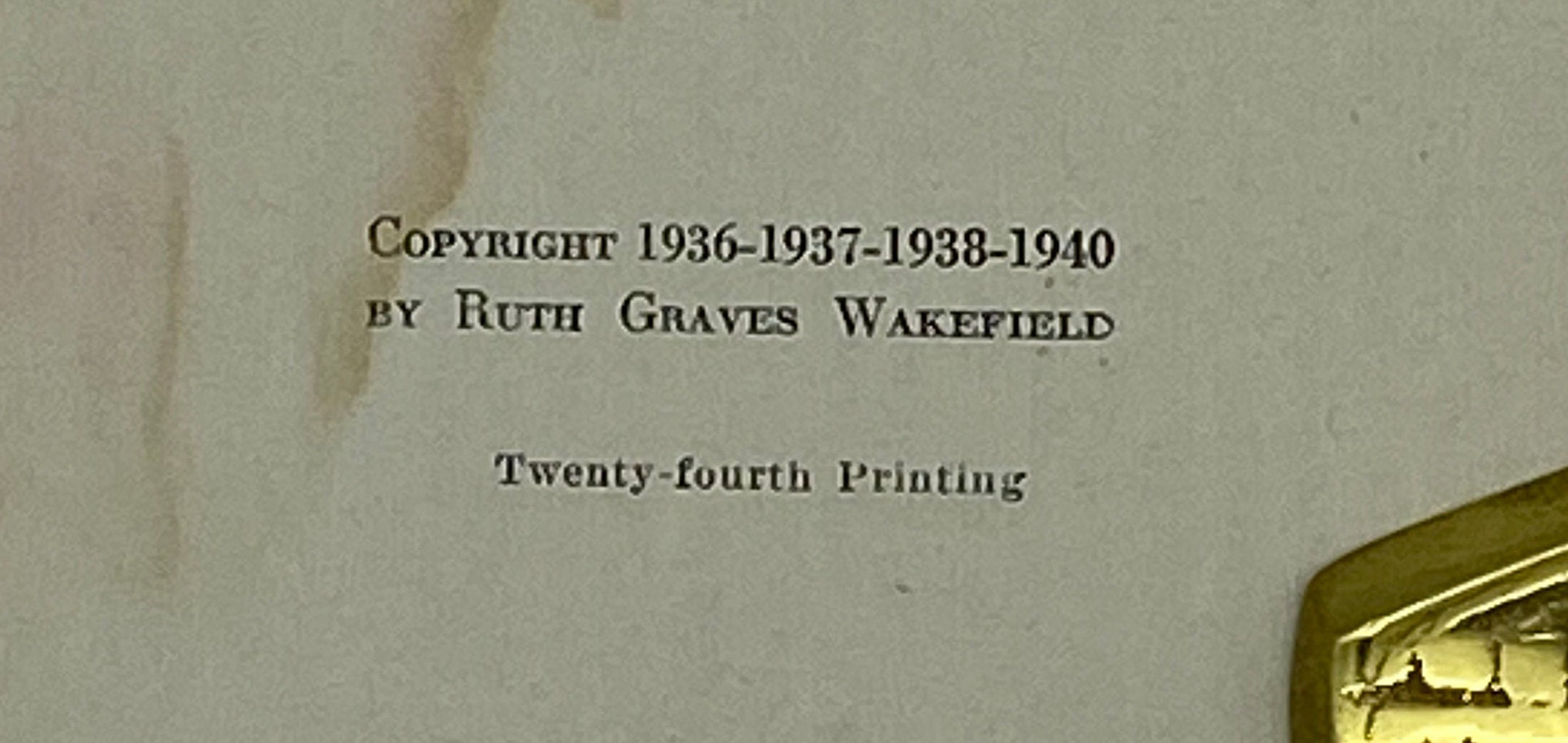 Toll House Tried and True Recipes by Ruth Graves Wakefield 1947 ... Toll House Tried and True Recipes by Ruth Graves Wakefield 1947 ...