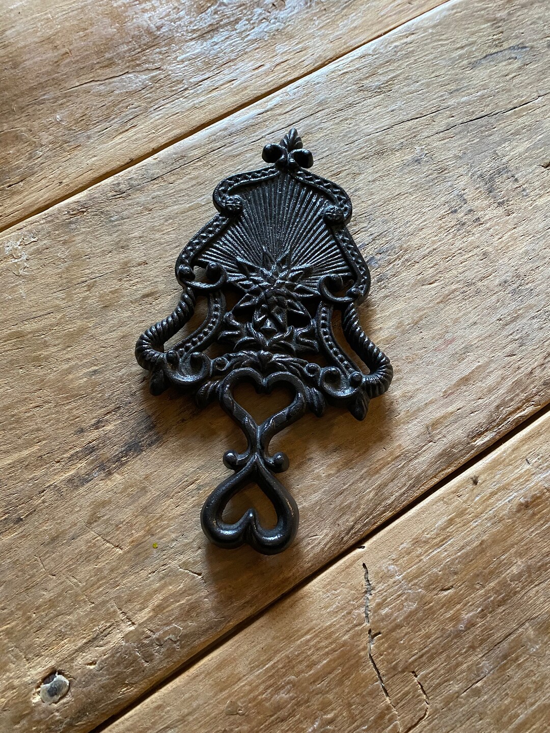 Wilton Starburst Heart Trivet Cast Iron Trivet Wilton Products Company ...