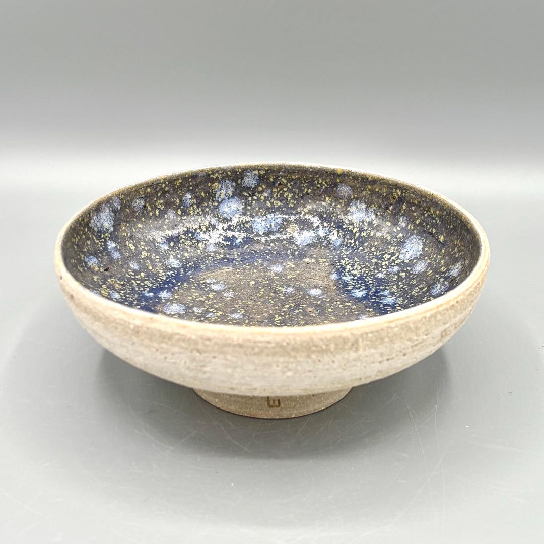 Pedestal ‘starry Night’ Bowl, Handmade in Cornwall, UK - Etsy