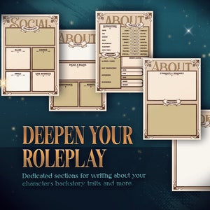 Diario de campaña imprimible de DnD: Hojas de personaje y rastreador de ...