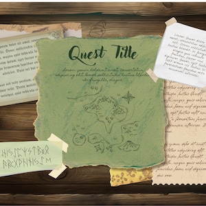 Dnd Quest Board Canva Template: RPG GM Tools (digital Download) - Etsy