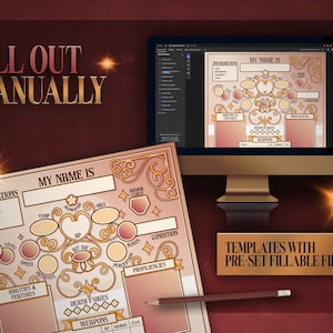 Elegant Dnd 5E Character Sheet: Editable RPG Tools (digital Download ...