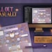 Elegant Purple Dnd 5E Character Sheet: Fillable RPG (digital Download ...