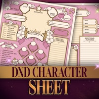 Western Character Sheet - Dnd 5e - Etsy Canada