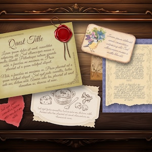 Dnd Quest Board Canva Template: RPG GM Tools (digital Download) - Etsy