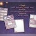 Elegant Purple Dnd 5E Character Sheet: Fillable RPG (digital Download ...