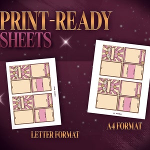 Cherry Blossom Dnd Spell Card Templates: Editable RPG Spellbook (PDF ...