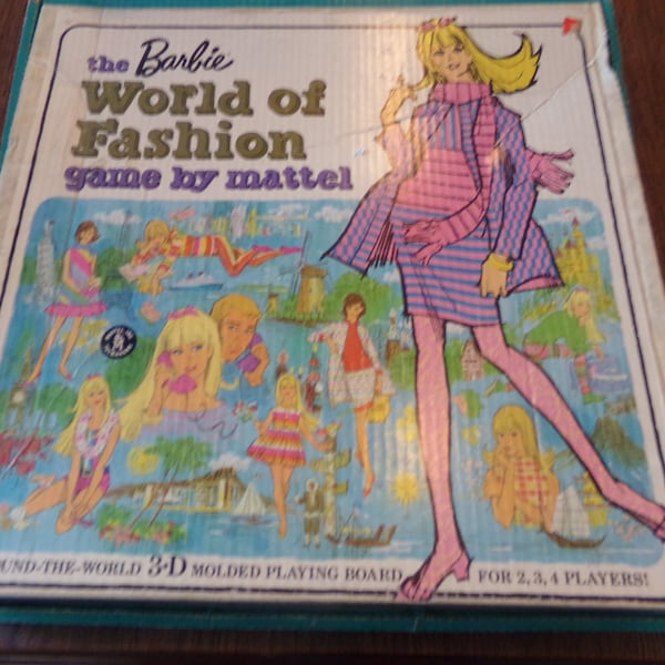 Vintage Barbie Board Game - Etsy