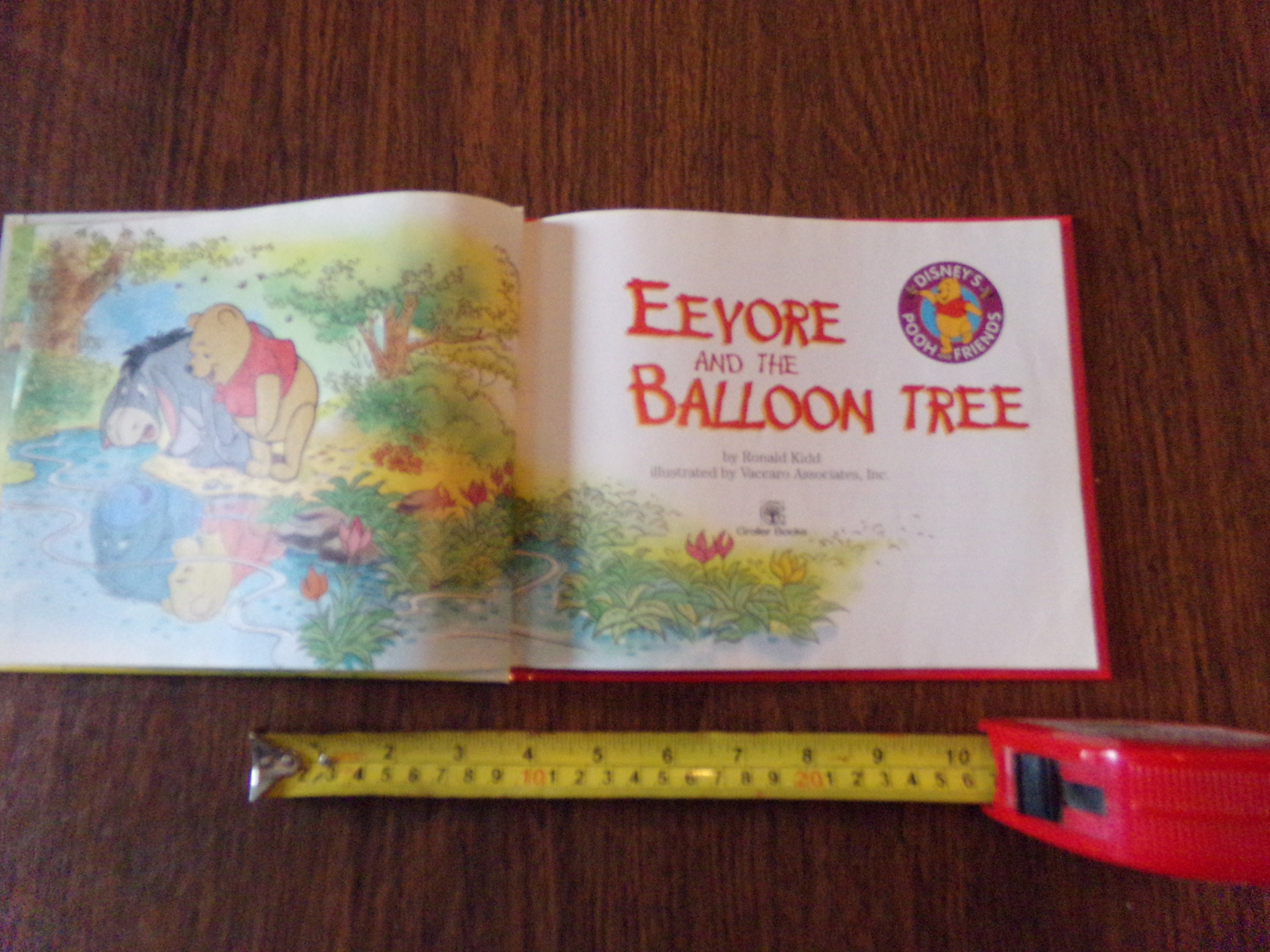 Grolier Books 1995-eeyore and the Ballon Tree-disney's - Etsy