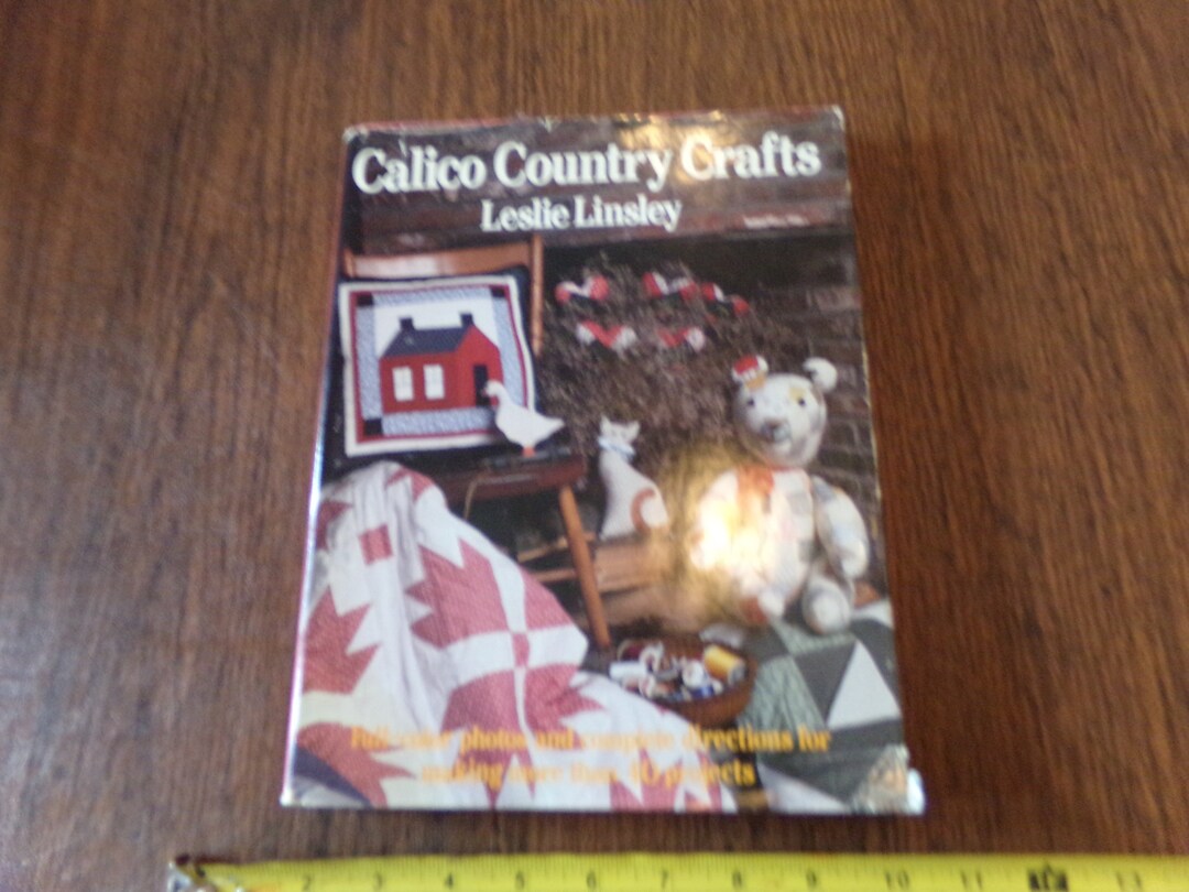 Vintage-st Martins Press-calico County Crafts-1988-by Lesile - Etsy