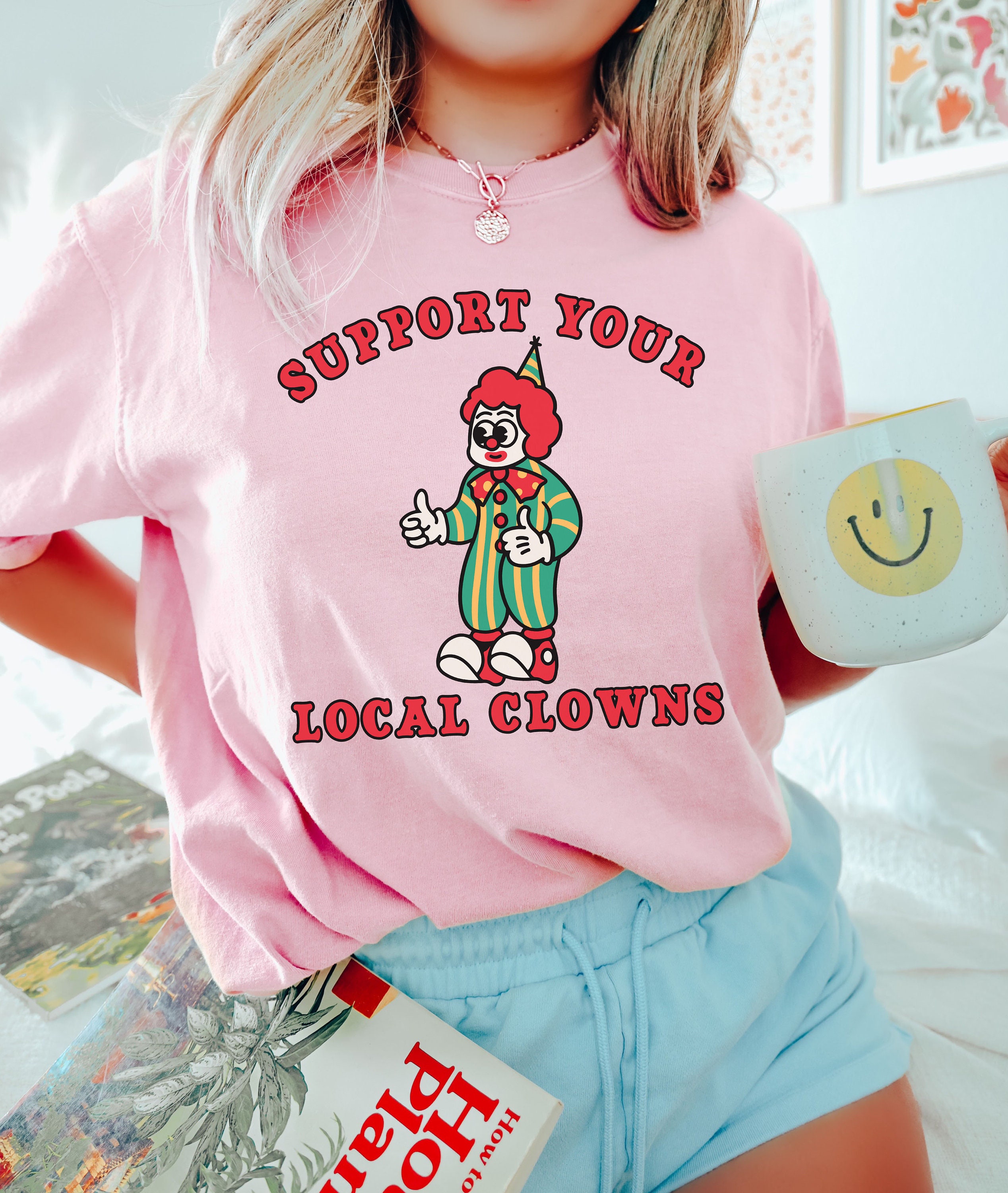 Clowncore Clothing, Clown Shirt, Funny Meme Shirt, Weirdcore Shirts ...