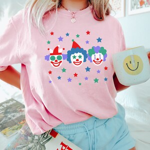 Clowncore Clothing, Clown Shirt, Weirdcore Shirts, Clown Faces, Meme ...