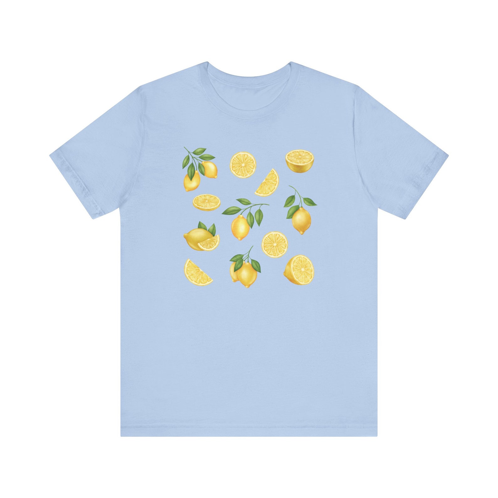 Lemon Fruit Shirt, Citrus Shirt, Cottagecore Clothing, Botanical Shirt ...