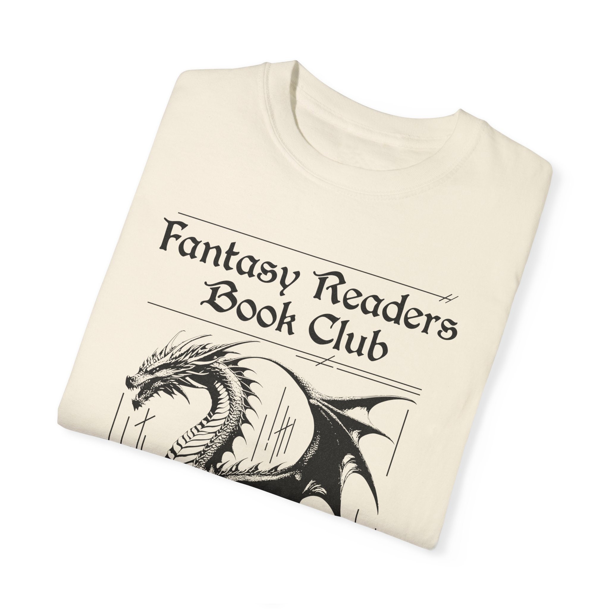 Dragon Shirt, Comfort Colors, Fantasy Book Club Shirt, Fantasy Books T ...