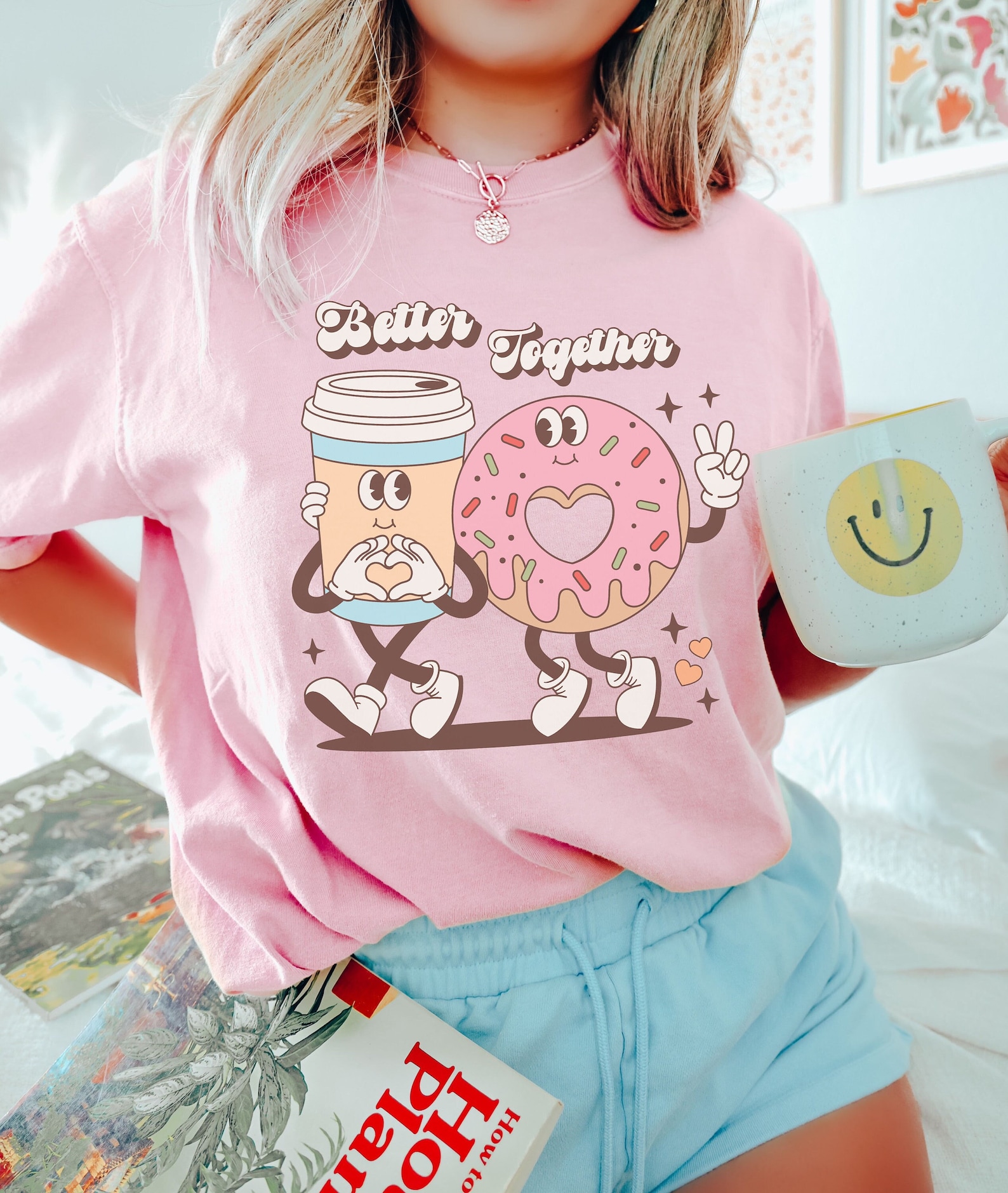 Better Together Shirt, Comfort Colors, Coffee and Donut Shirt ...