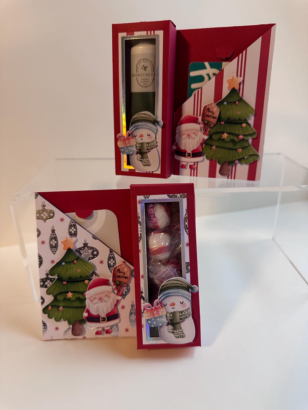 Christmas Gift Card Holder and Treat Box Christmas Gift Card Holder and ...