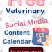 Free Veterinary Social Media Content Calendar- See Description for ...