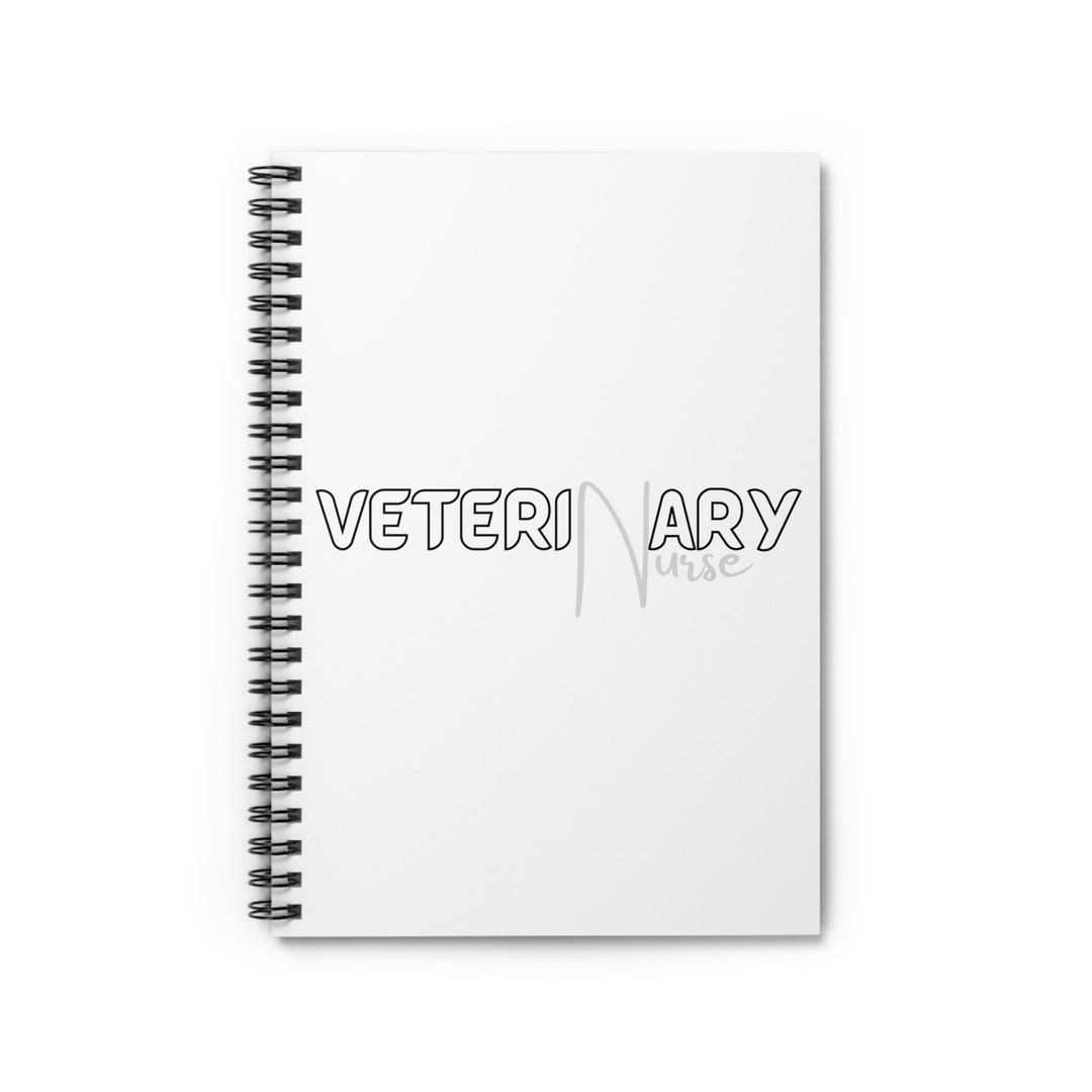 Veterinary Gift, Vet Tech Gift Spiral Notebook Ruled Line - Etsy