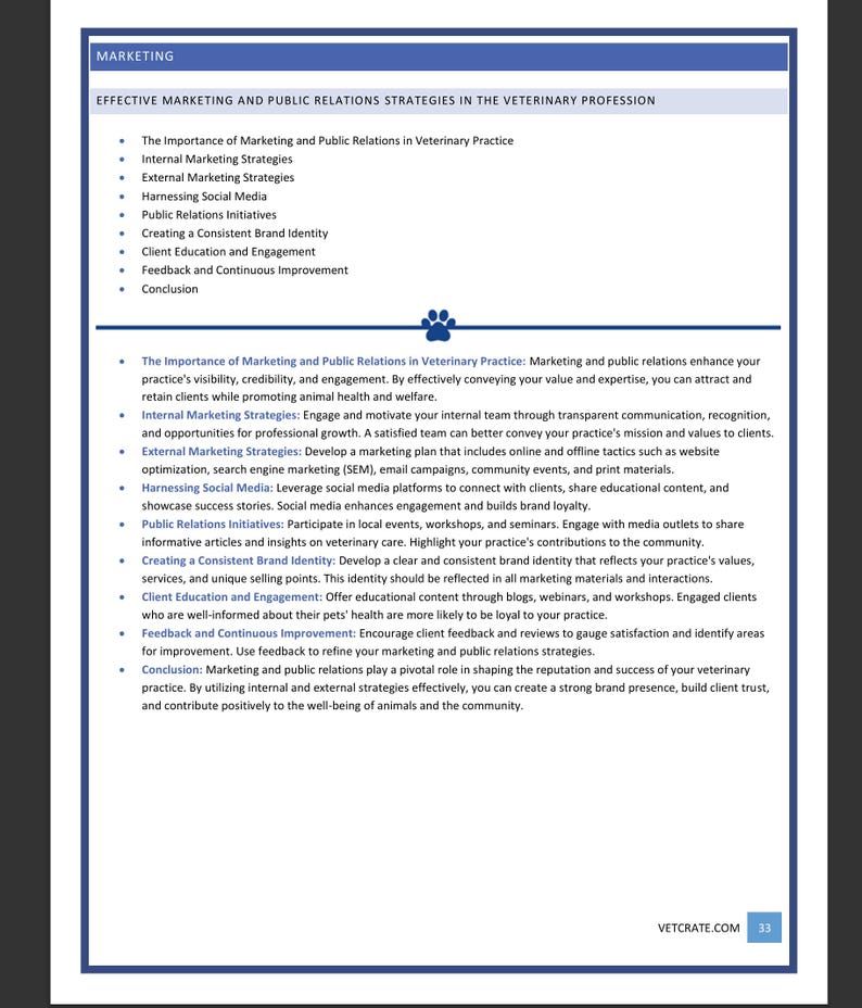 Veterinary Practice Manager Quick Guide, CVPM Notes - Etsy
