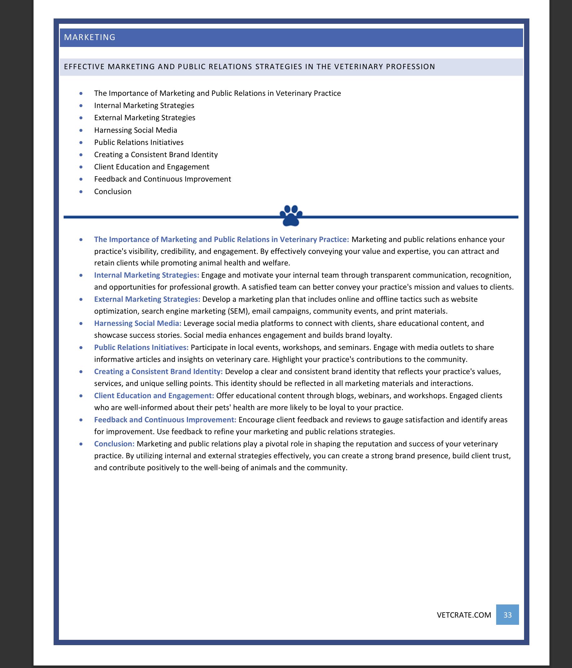 Veterinary Practice Manager Quick Guide, CVPM Notes - Etsy