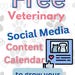 Free Veterinary Social Media Content Calendar- See Description for ...