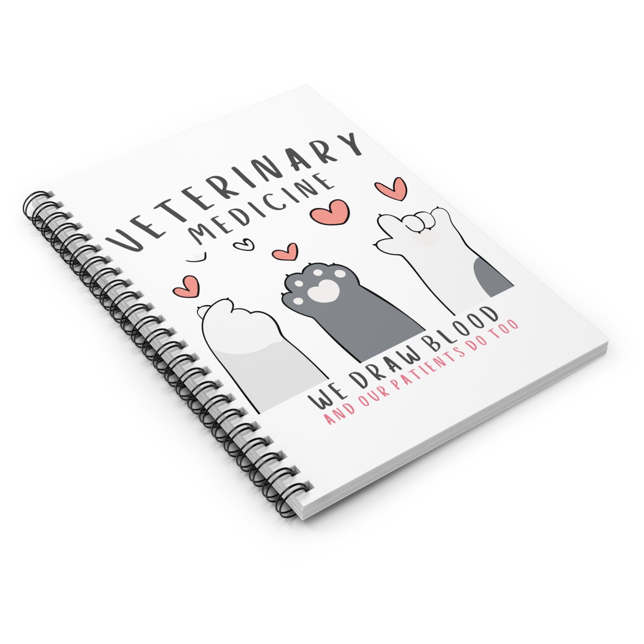 Funny Veterinary Spiral Notebook Ruled Line|veterinary Tech|vet Tech ...