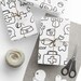 Veterinary Wrapping Paper | Cute Dog and Cat Doodle Gift Wrap | Vet ...