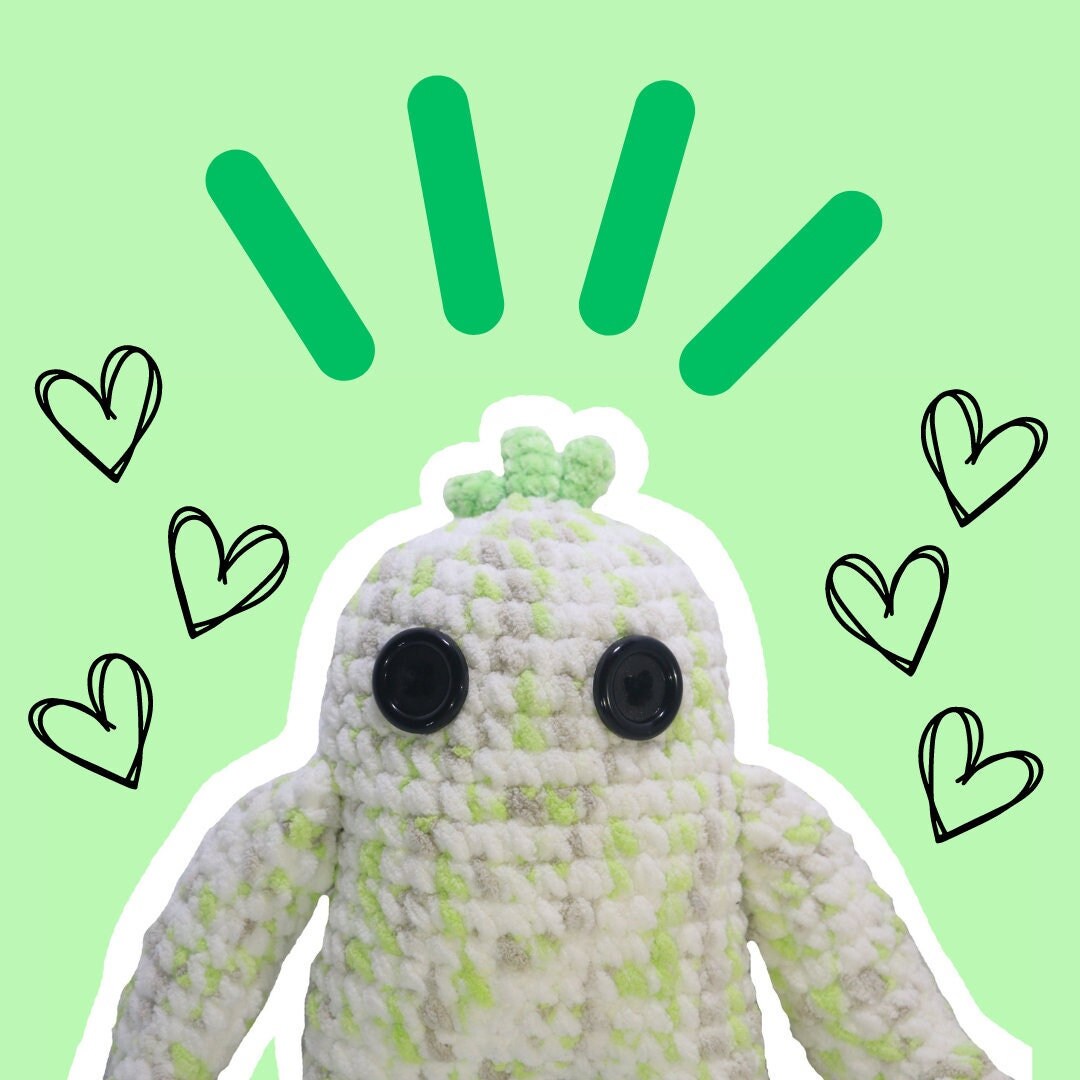 Stubby Monster Plushie _____________ Cute Monster Crochet Plushie ...