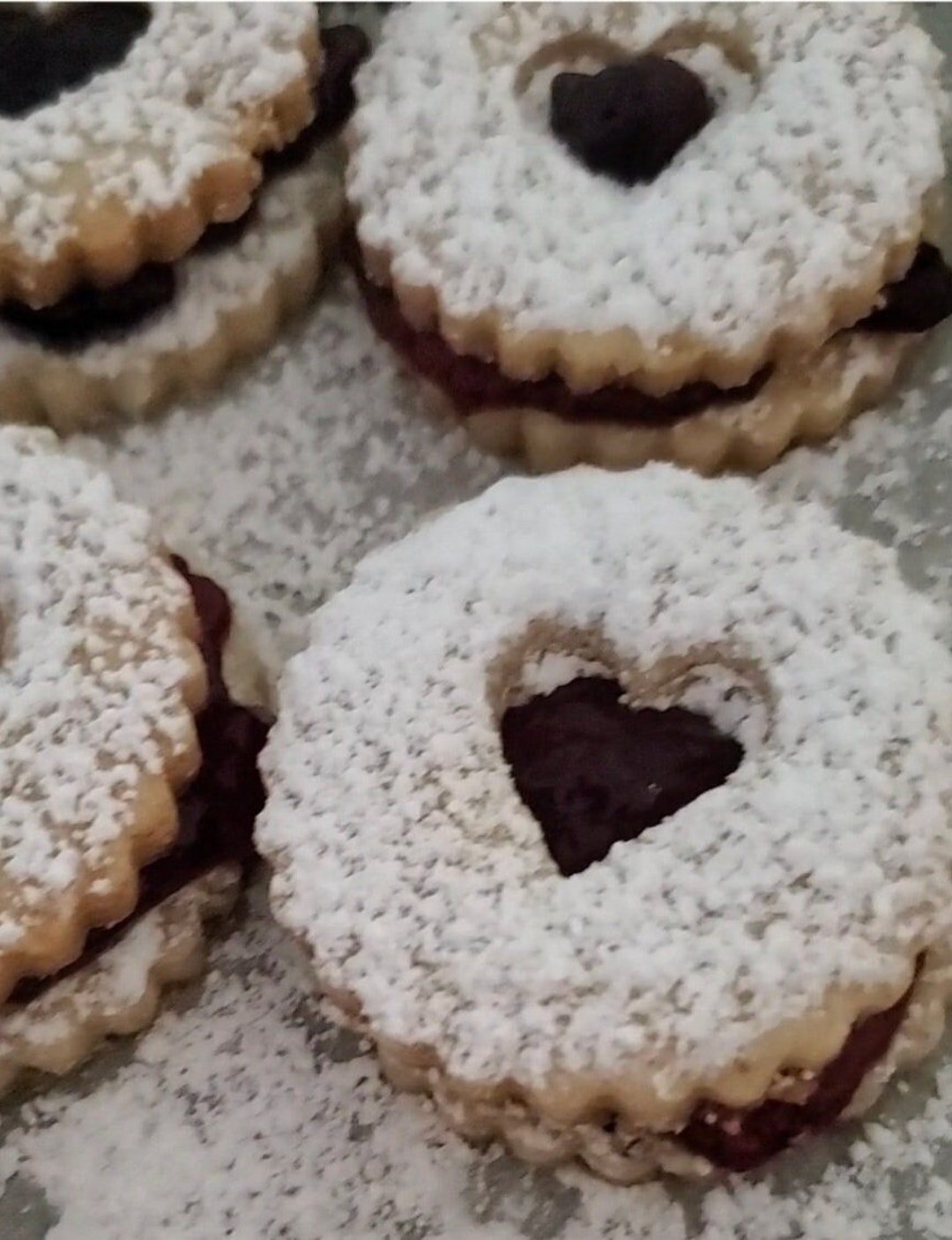 Linzer Tart Cookies - Etsy