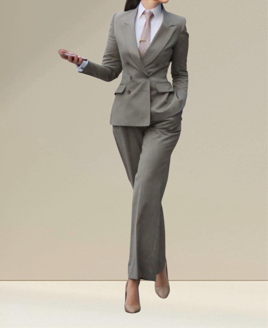 Luxury Classic Suits Women’s Suit for Wedding Fashion Suits Double ...