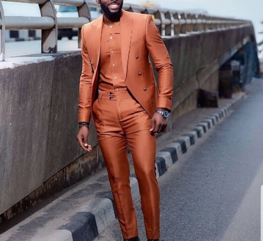 New Stylish Christmas Party Prom Suit Men Wedding Suit Luxury 2 Piece ...