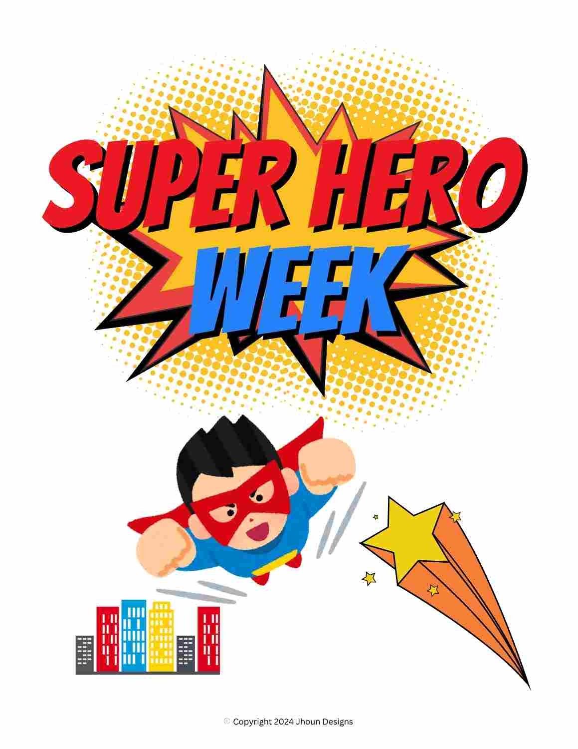 Superhero Week Summer Camp Lesson Plan - Etsy