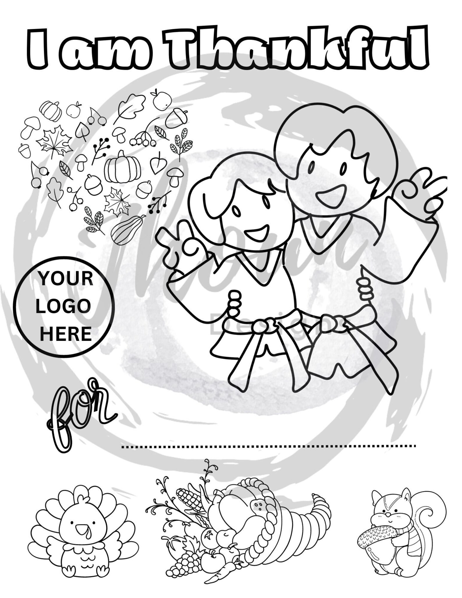 Thanksgiving Ninja Coloring Sheet - Etsy