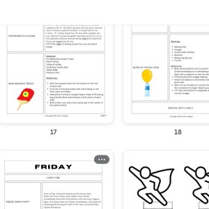 Superhero Week Summer Camp Lesson Plan - Etsy